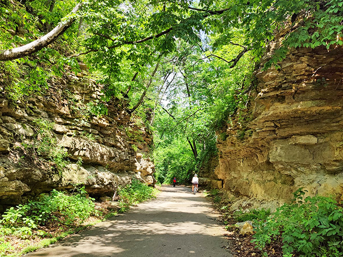 Pedal your way to paradise! The Root River State Trail offers views so stunning, you'll forget you're exercising.