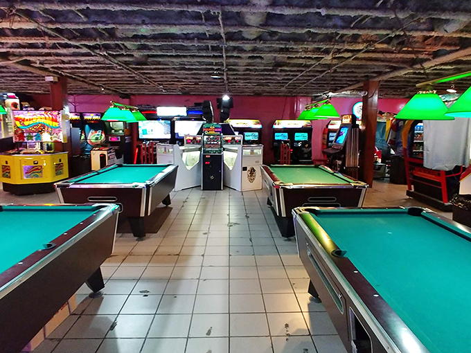 Space invaders? More like space providers! Pinball Pete's gives you room to roam and games to conquer.