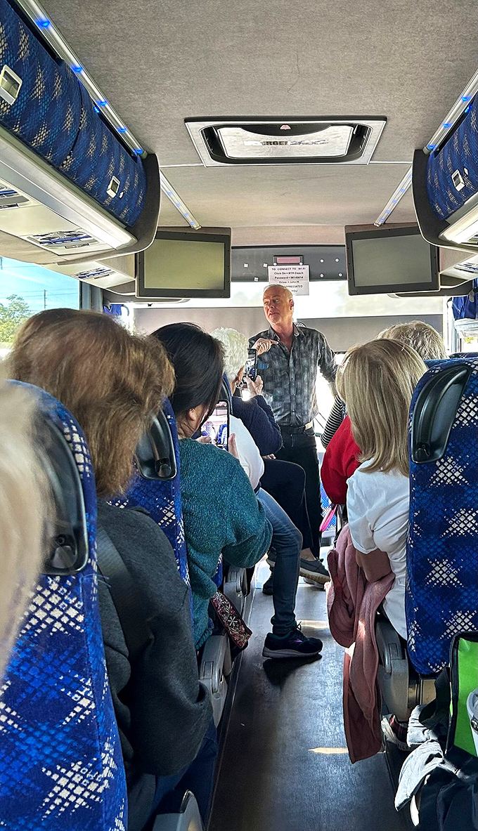 All aboard the mansion express! This tour guide's about to take us on a journey through time, no TARDIS necessary.