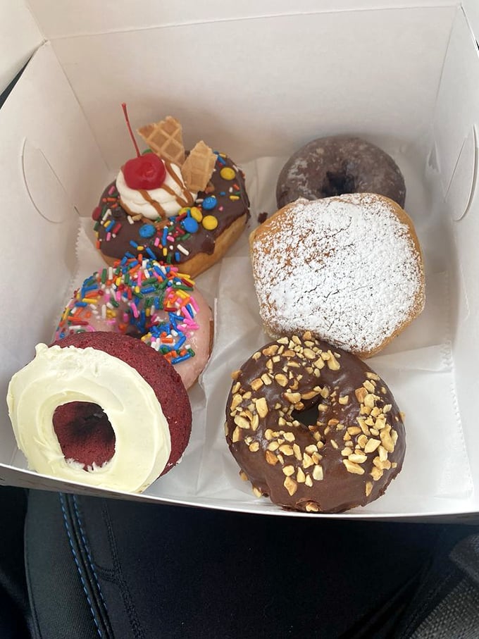 Chocolate lovers, rejoice! These donuts are so decadent, they could make Willy Wonka jealous. Resistance is futile.