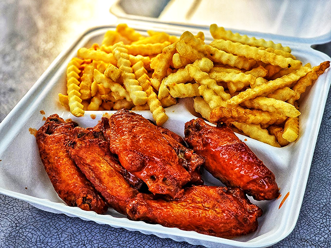 Wings that'll make you fly! Crispy, saucy, and begging to be devoured. Napkins are not optional, folks.