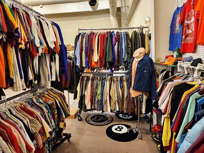 Fashion faux pas or vintage gold? This clothing section is where style comes full circle, and yesterday's trends become tomorrow's treasures.
