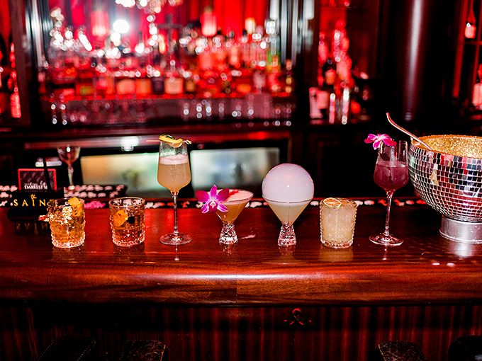A rainbow of temptation in glassware. These aren't just cocktails; they're liquid works of art that'll make your taste buds do a happy dance.