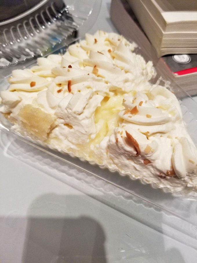 Coconut cream pie so good, it might make you forget your own name. It's like a tropical vacation for your taste buds, minus the sunburn.
