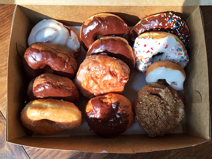 A colorful assortment of donuts that proves variety truly is the spice of life &ndash; choosing just one might be the day's hardest decision.
