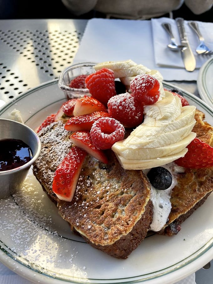 French Toast Sampler: Because sometimes you need a little bit of everything to start your day. Or end it. We don't judge.
