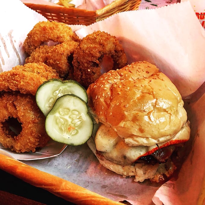 Meet the Gladiator Burger: a beefy champion that would make Russell Crowe say, "Are you not entertained?" Spoiler alert: You will be.