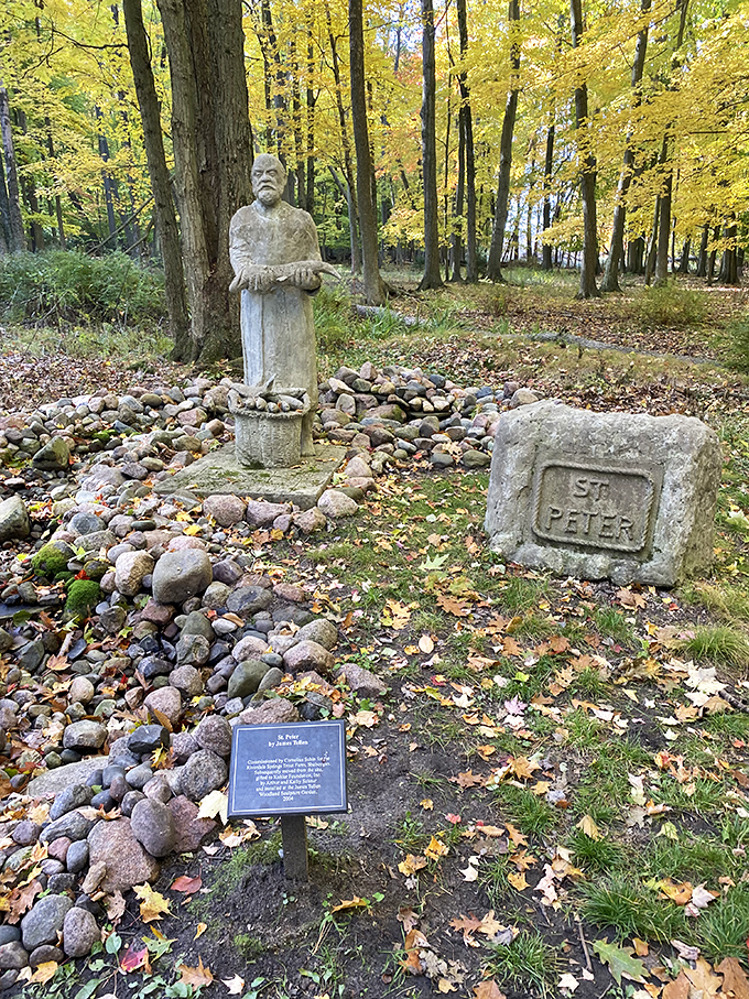 Holy guacamole! St. Peter's got some serious rock star vibes going on. Is that a halo or the world's most impressive hat?