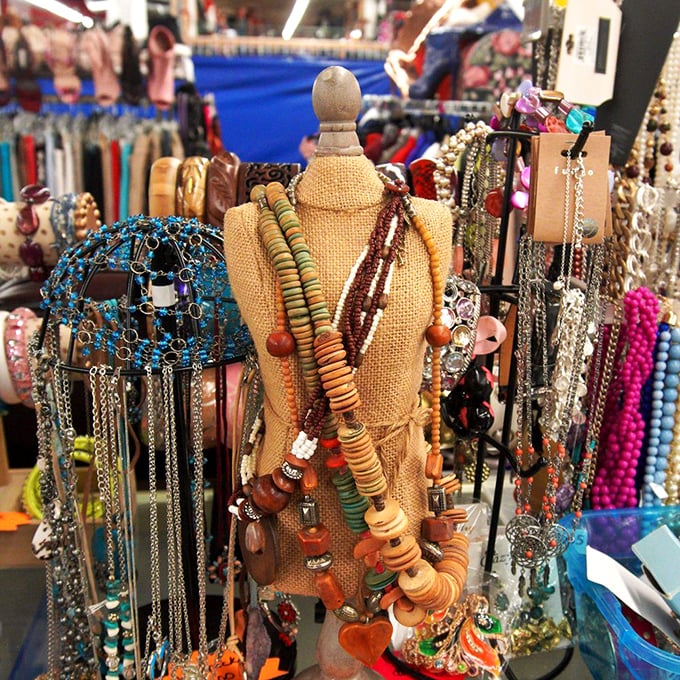 Accessorize your life! This treasure trove of baubles and beads is like raiding your fashionable grandmother's jewelry box. Time to channel your inner Mr. T!