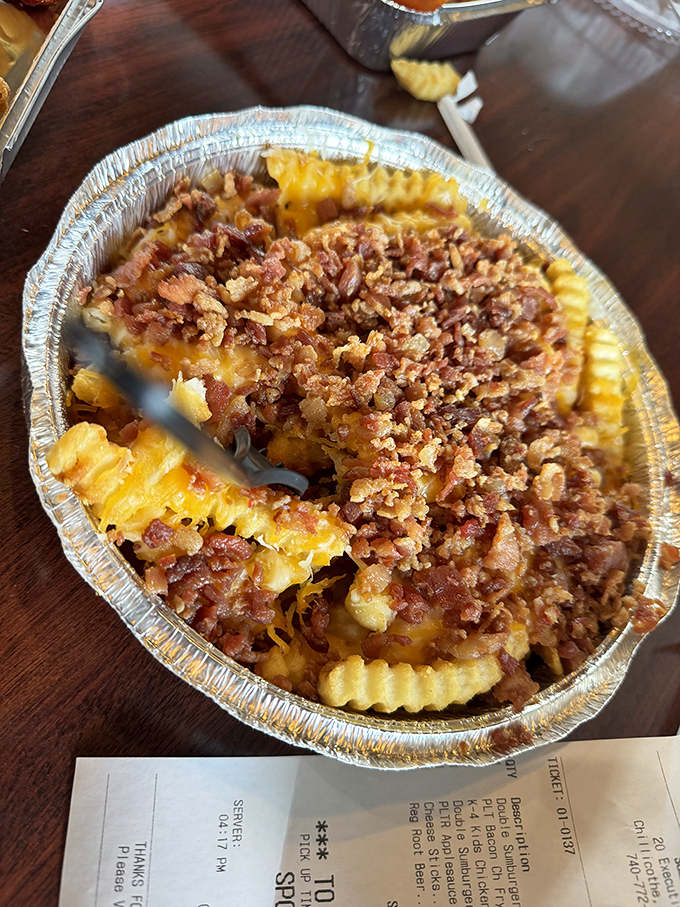 Bacon cheese fries: Because sometimes you need to treat your taste buds to a standing ovation.
