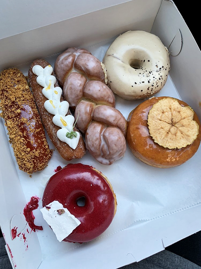 The breakfast of champions... and anyone else with taste buds. This box is like a treasure chest, but instead of gold, it's filled with dough.