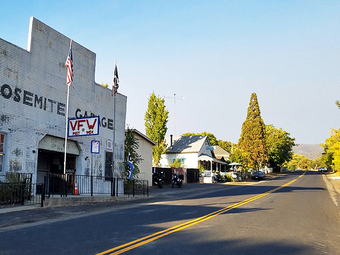Stars, stripes, and a whole lot of history. Coulterville's VFW post stands as a testament to small-town patriotism.