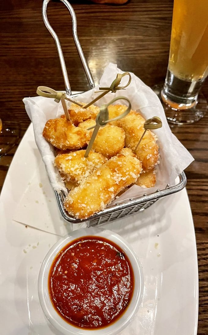 Cheese curds: Wisconsin's version of edible gold. These golden nuggets are so good, they might just replace currency in the Midwest.