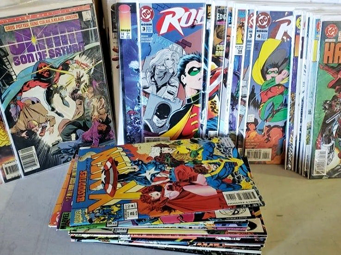 Holy comic book heaven, Batman! This collection of caped crusaders and masked marvels is enough to make any superhero fan swoon.