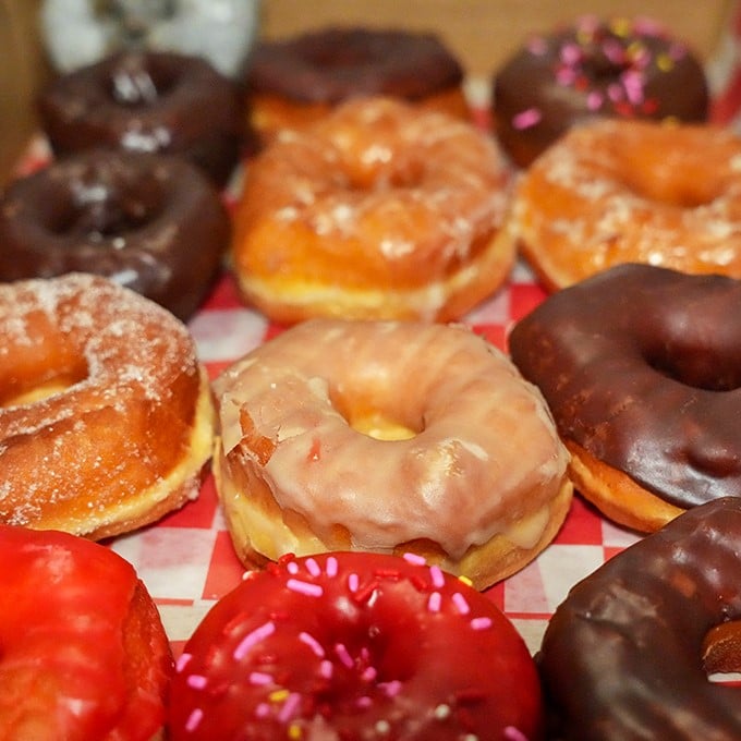 Donut nirvana achieved! This assortment is so tempting, it should come with a warning label: "May cause extreme happiness and expanded waistlines."