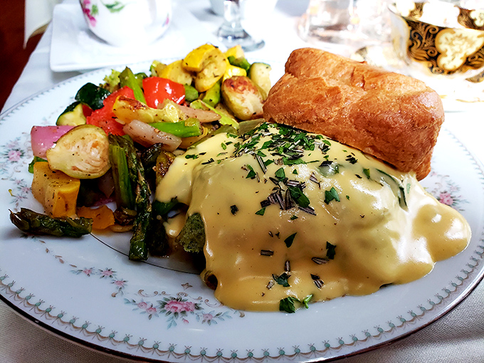 Eggs Benedict gets a Midwest makeover! This hearty plate is comfort food elevated - it's what brunch dreams are made of.