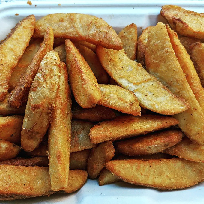 Golden, crispy, and unapologetically indulgent. These fries aren't just a side dish, they're a supporting actor gunning for the lead role.