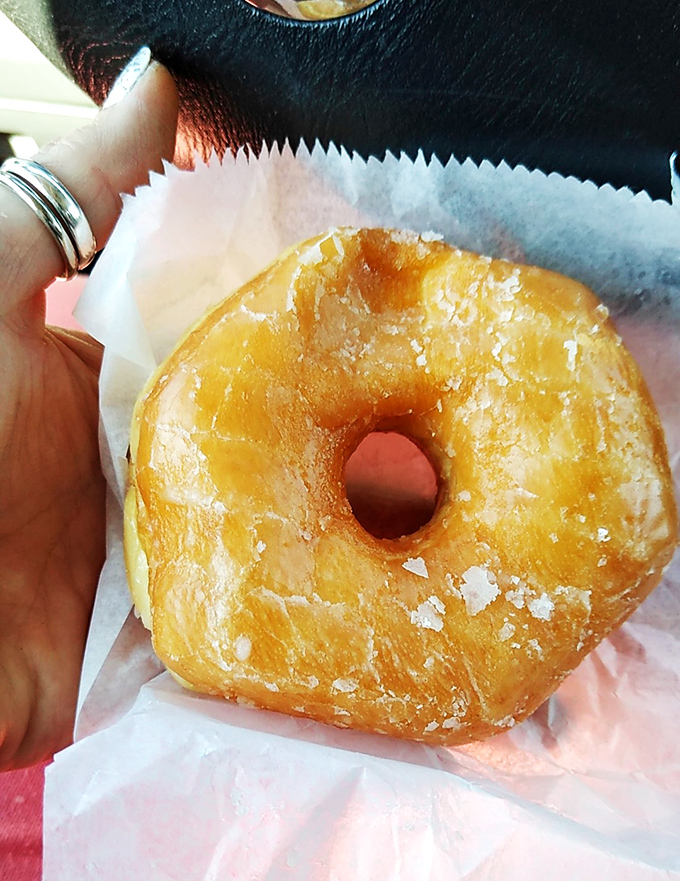 The Mona Lisa of donuts &ndash; perfectly imperfect, with a glaze that catches the light just right.