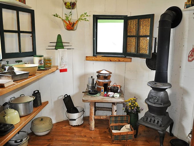 A kitchen that's a big dill! Vintage appliances and charming details transport you back to a time when cooking was an adventure, not just a chore.