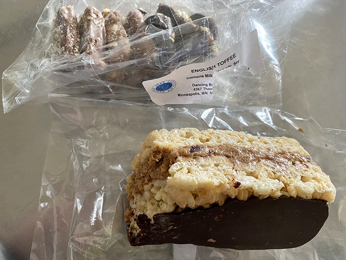 The Kodiak bar: where chocolate meets the great outdoors. It's like a s'more went to finishing school and came back with a fancy degree in deliciousness.