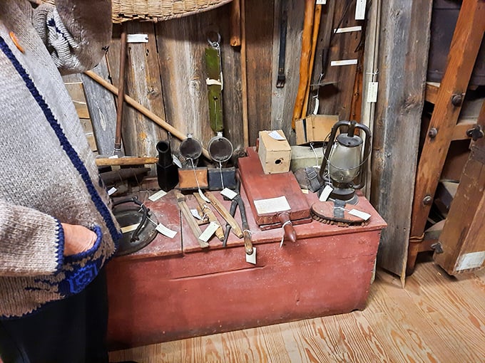 Illuminating history, one rusty lamp at a time. These vintage lights have seen some things – probably because they were the only source of light!