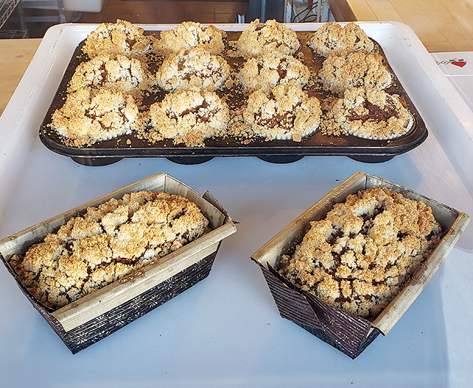 These aren't just muffins, they're edible works of art. Van Gogh would've traded his ear for one of these beauties.