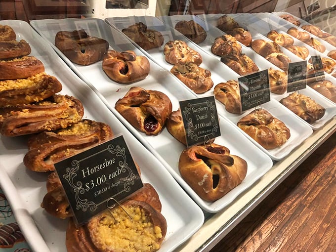 Pastry perfection in progress! These twisted beauties are what happen when dough decides to show off. Resistance is futile, just embrace the carb-loaded bliss.