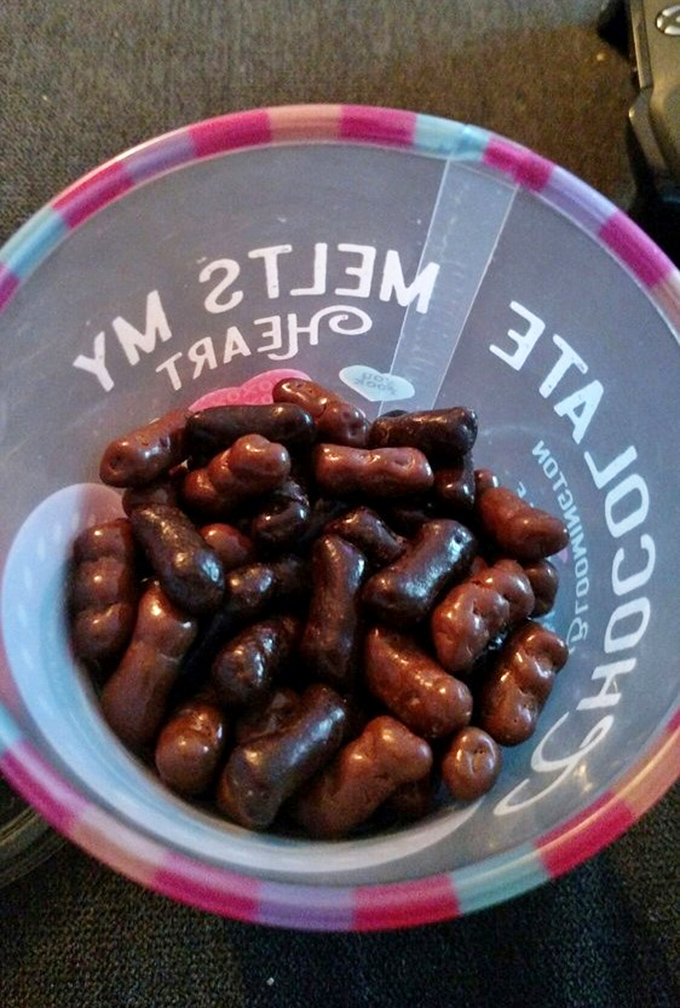 Pretzels gone wild! These chocolate-covered twists are the rebellious cousins of your average snack mix.