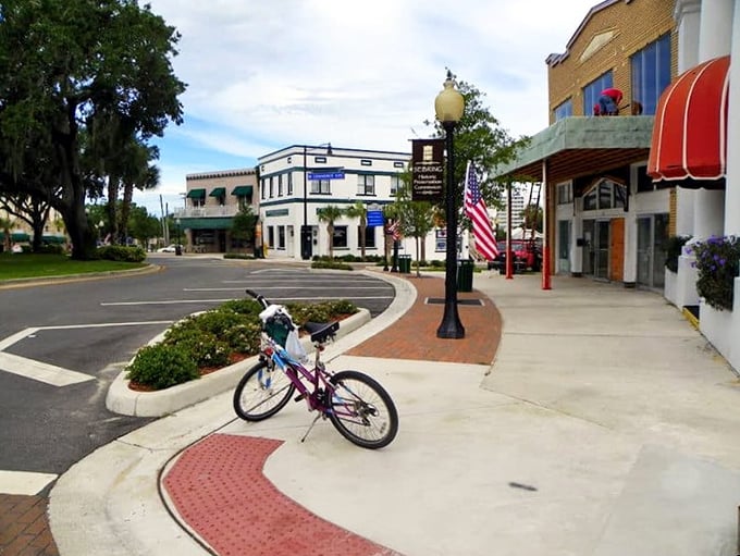 Downtown Sebring's sidewalks: Where every step is a stroll through history. It's like a time machine, but with better shopping opportunities.