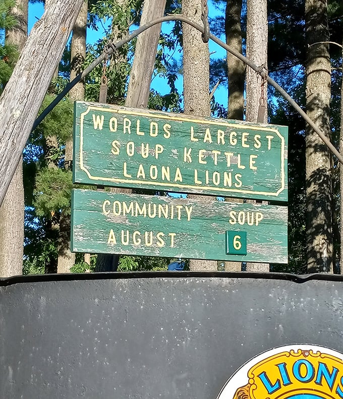 Who needs Times Square when you've got this rustic billboard? August's hottest ticket in Laona is all about that liquid gold.