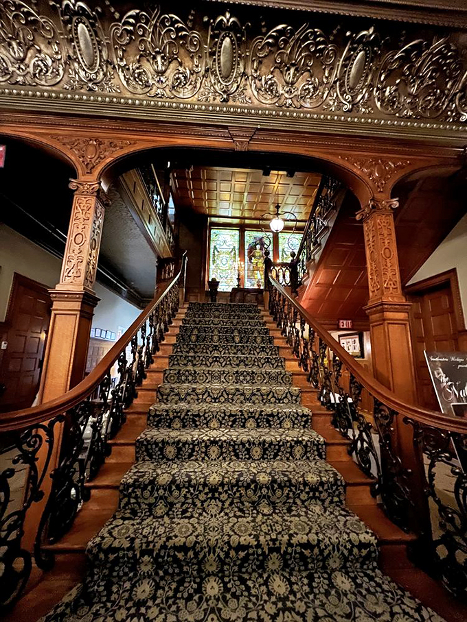 Stairway to heaven? No, just the grand entrance to your next foodie adventure. Mind that first step &ndash; it's a doozy!