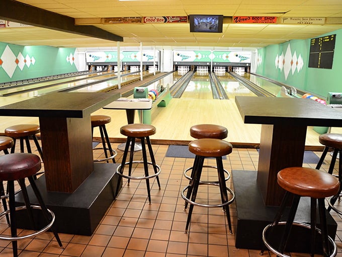 The best seat in the house! These lanes-side perches offer front-row tickets to the bowling action and prime real estate for cheering (or heckling) your friends.