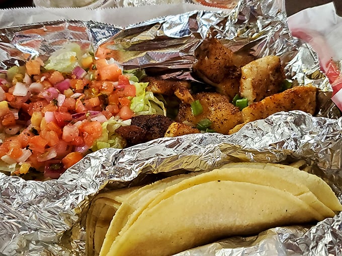 Taco 'bout a flavor fiesta! These seafood-stuffed tortillas are like a beach party in your mouth.