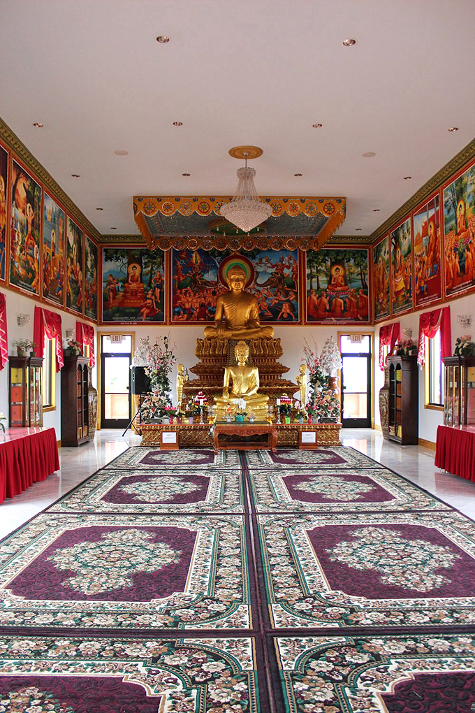 Step inside and let the colors wash over you. This room is a masterclass in spiritual aesthetics.