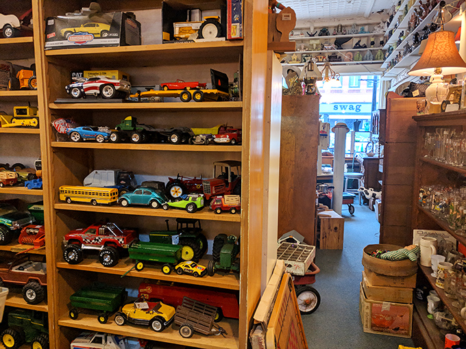Toy story come to life! This nostalgic nook is where childhood dreams are stored, waiting to spark joy in kids from 1 to 92.