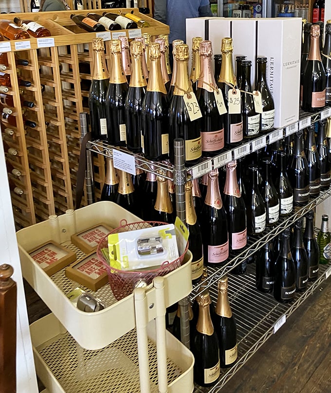 Move over, Napa! This impressive wine selection would make any oenophile weak in the knees. Time to stock up for that "book club" meeting, eh?