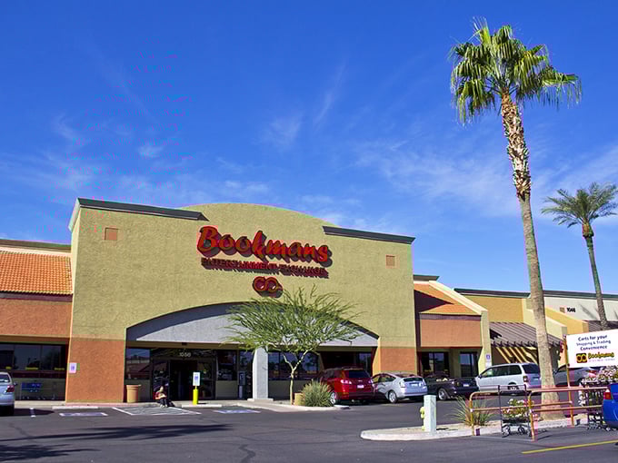 Bookmans: Mesa's pop culture paradise! Where you can trade your dusty Stephen King novels for a vintage Nintendo &ndash; because who needs sleep when you have nostalgia?