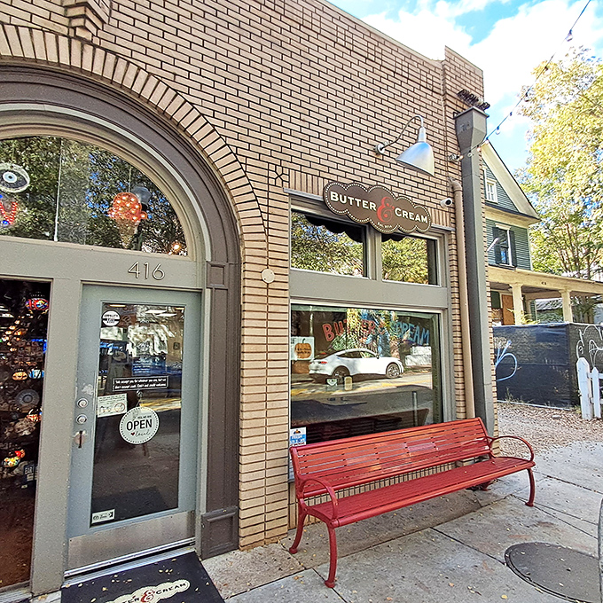 Butter & Cream: Simplicity meets indulgence. This charming storefront invites you to sit, relax, and contemplate the meaning of life (and ice cream).
