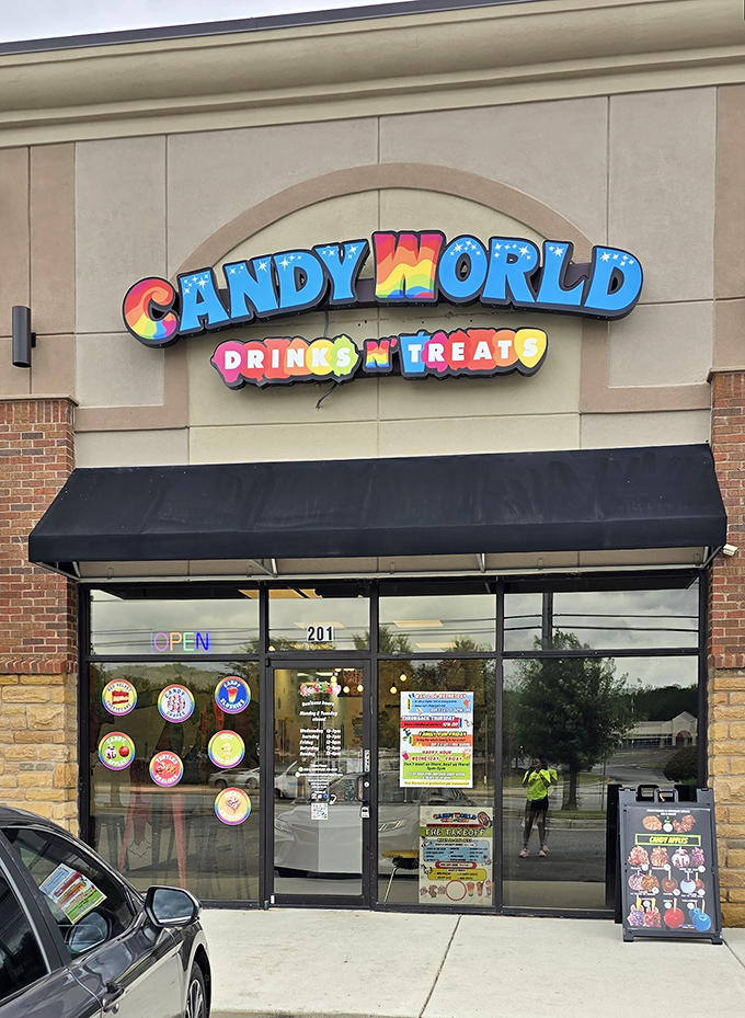Candy World: Where grown-ups go to feel like kids again. This rainbow-hued haven is the Fort Knox of confectionery delights!