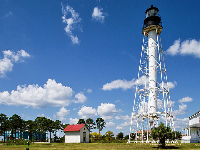 Cape San Blas: The lighthouse that decided to pack up and move. Talk about a change of scenery!
