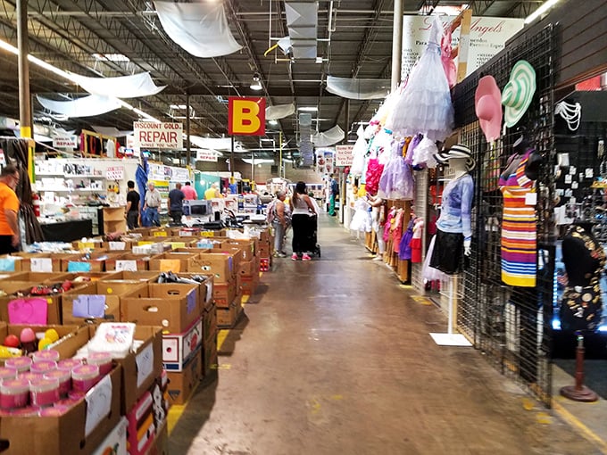 Cooks Flea Market: An indoor bazaar where "window shopping" quickly turns into "how am I going to fit all this in my car?"