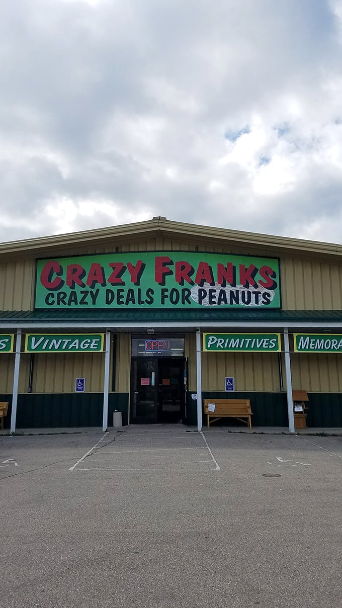Crazy Frank's: Where the deals are as wild as the name suggests. It's like a thrift store on steroids!