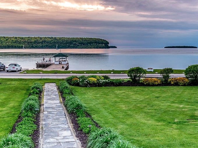 Ephraim's waterfront: Where Scandinavian charm meets Midwest hospitality, and every sunset feels like a personal light show.