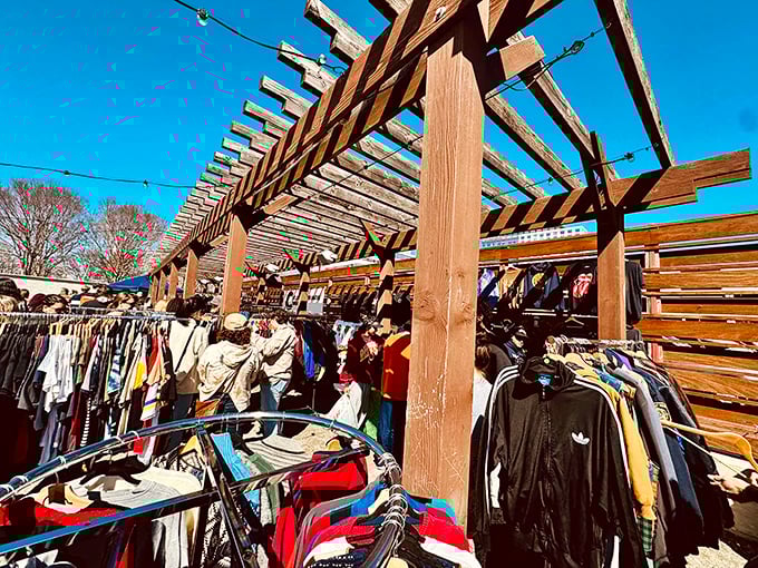 Buckle up, bargain hunters! This unassuming exterior hides a world of wonders that would make Aladdin's cave look like a closet.