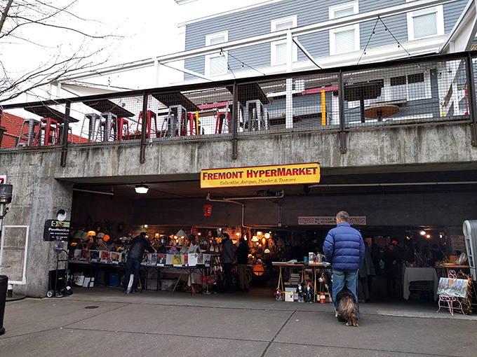 Fremont's funky fiesta: Under the troll's watchful eye, eclectic wares and local flair create a Sunday spectacular.