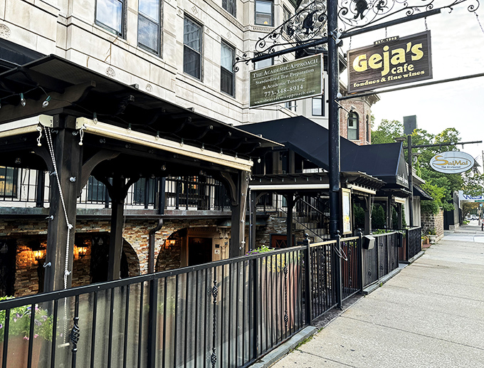 Geja's Cafe: Where romance is always on the menu. This patio's cozier than a bear hug from your favorite aunt.