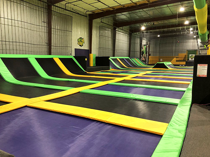 Get Air: Where "hang time" isn't just for basketball players. Prepare to defy gravity and your age in equal measure!