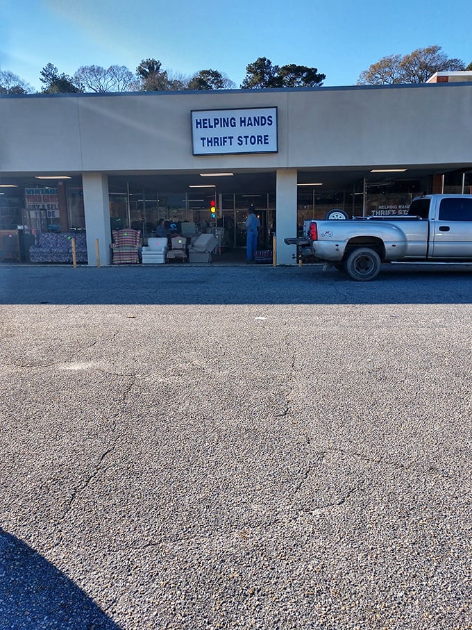 Helping hands and happy wallets! This thrift store proves that one person's castoffs are another's treasures. Let the hunt begin!