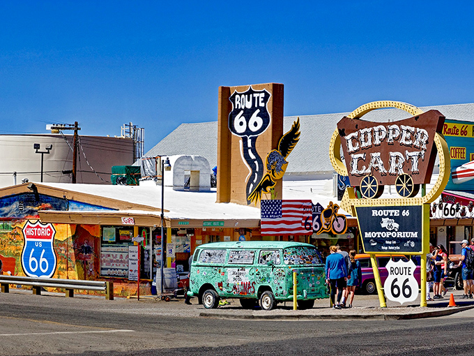 Historic Route 66 General Store: Get your kicks (and quirky souvenirs) on Route 66! More Americana than a Fourth of July parade!