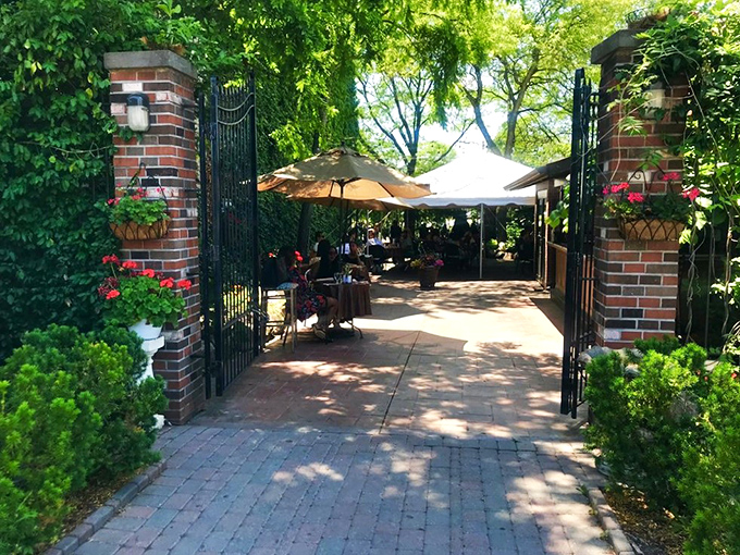 La Dolce Vita: Detroit's secret garden of Italian delights. Dine al fresco and pretend you're in Rome &ndash; minus the Vespas zipping by your table.